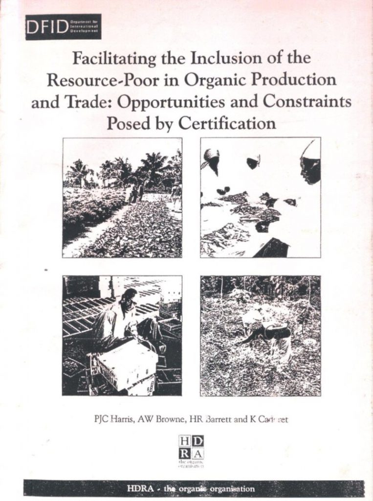 Facilitating the Inclusion of the Resource-Poor in Organic Production ...
